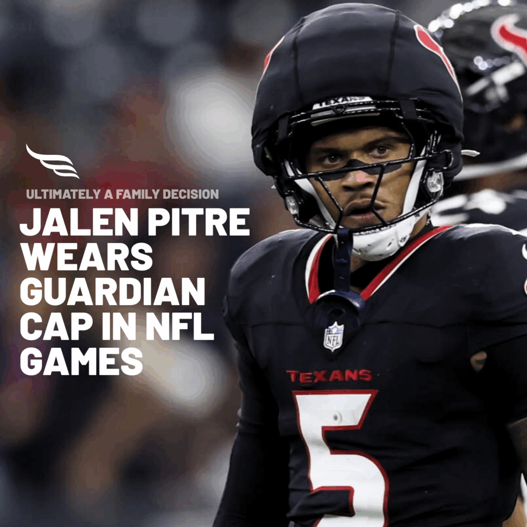 Guardian Sports - Jalen Pitre Wearing a Guardian Cap is a "Family Decision"